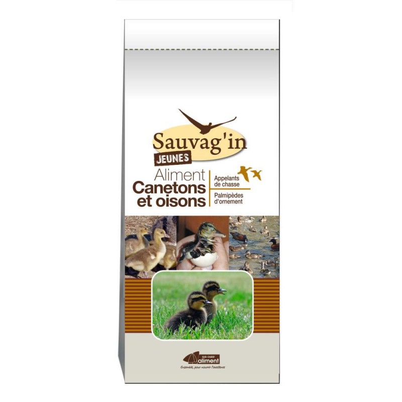 sauvag in croissance, miette en sac de 20 kg